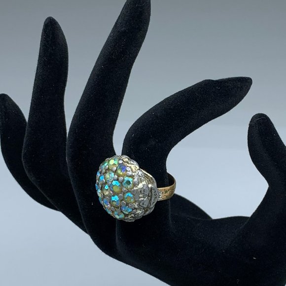 Source Unknown | Jewelry | Vintage Estate Style Statement Fashion Ring ...